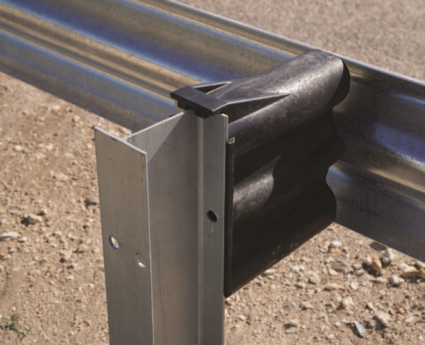 King MASH Composite Block for 12" Guardrail Applications - Valtir