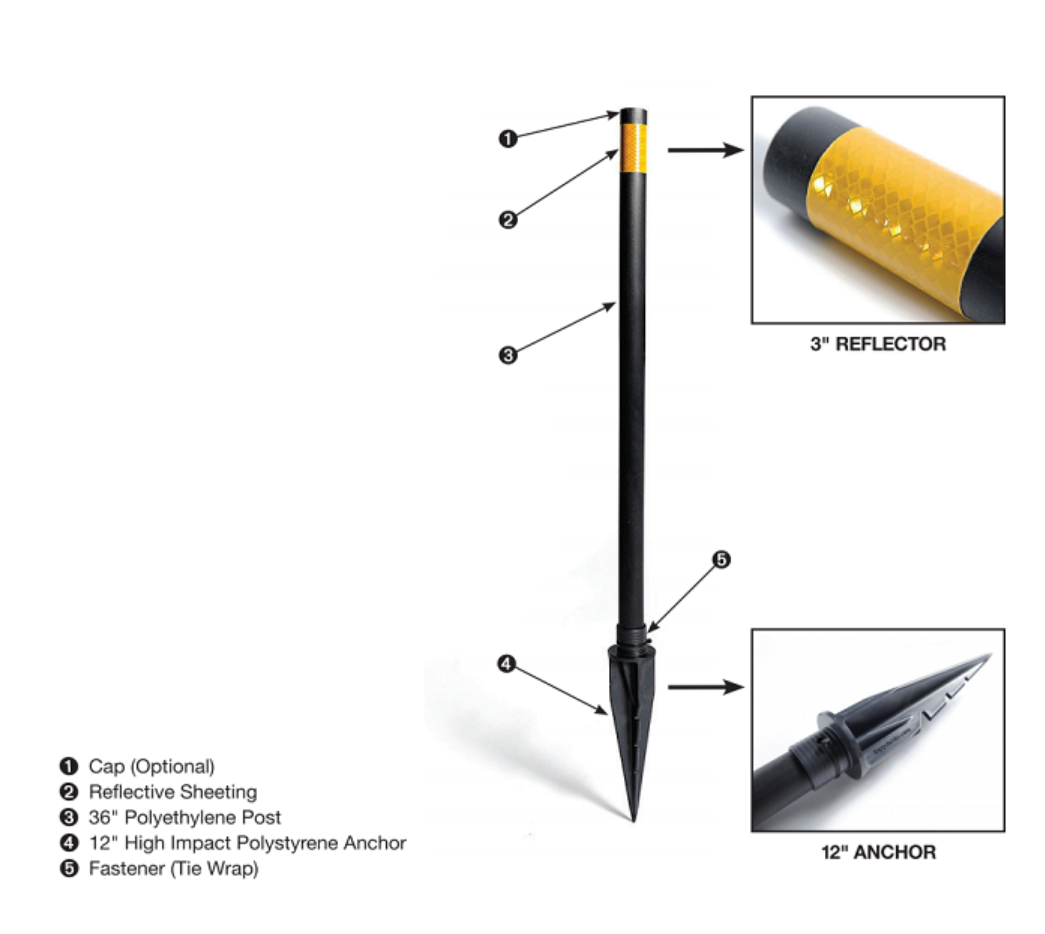 Safe-Hit® Sno-Post™ - Valtir